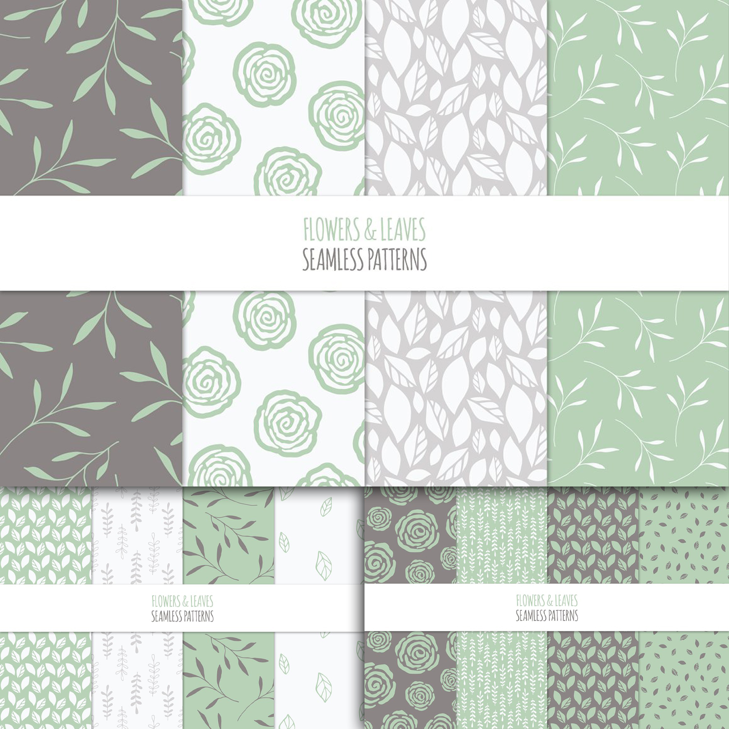 Nature Seamless Patterns | MasterBundles