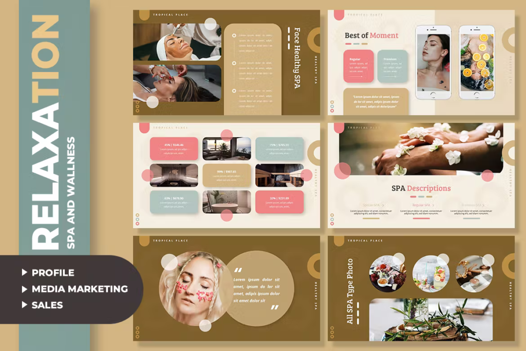 Relaxation - Spa & Wellness Presentation – MasterBundles