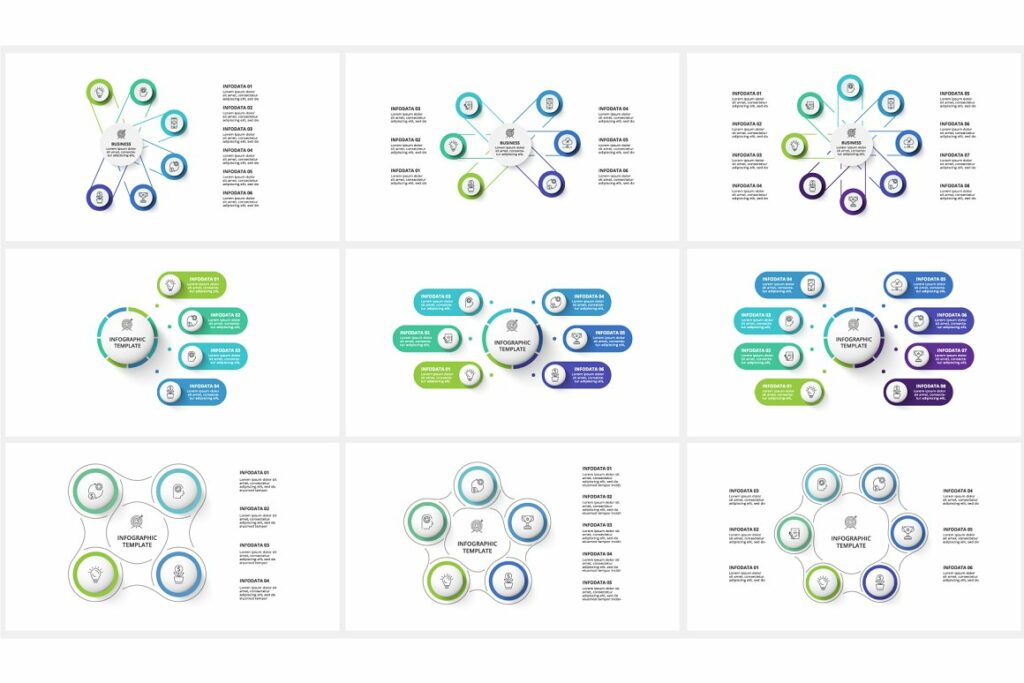 Diagrams Animated Infographics – MasterBundles