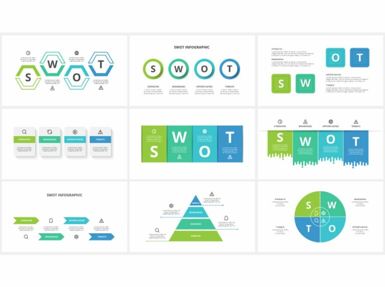 SWOT Animated Infographics – MasterBundles