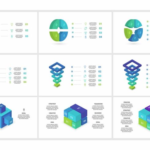 3D Animated Infographics | Master Bundles