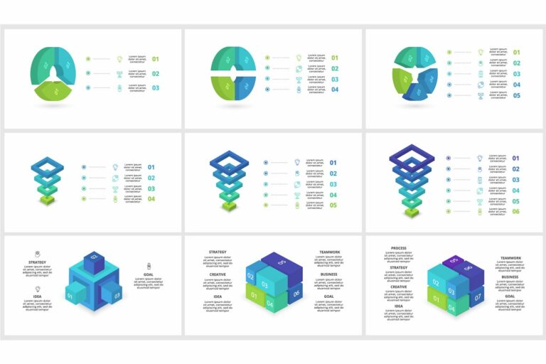 3D Animated Infographics – MasterBundles