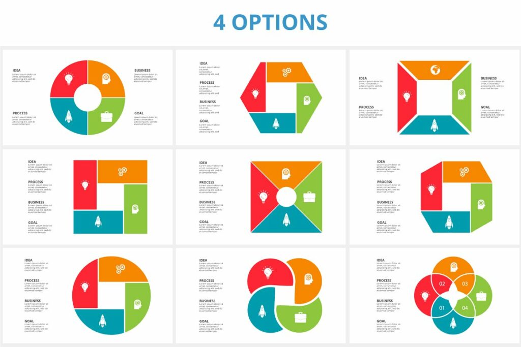 Cycle Animated Infographics – MasterBundles