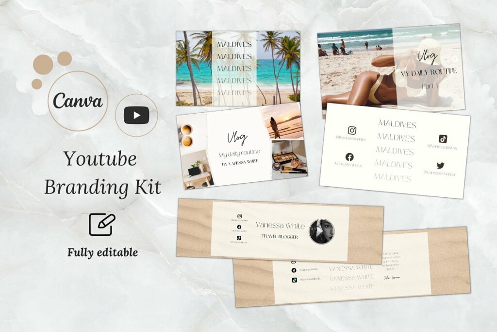 Blogger Youtube Branding Kit – MasterBundles