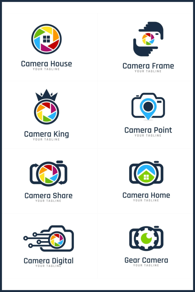 10 Camera Logo Bundle #3 – MasterBundles