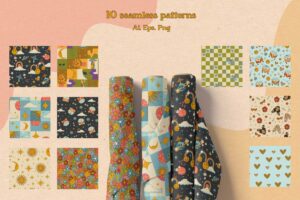 Retro Vector Collection 60’s-70’s | Master Bundles