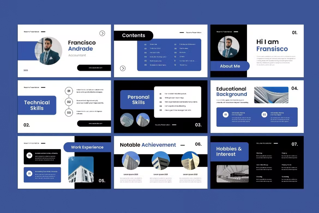Resume Presentation Template – MasterBundles