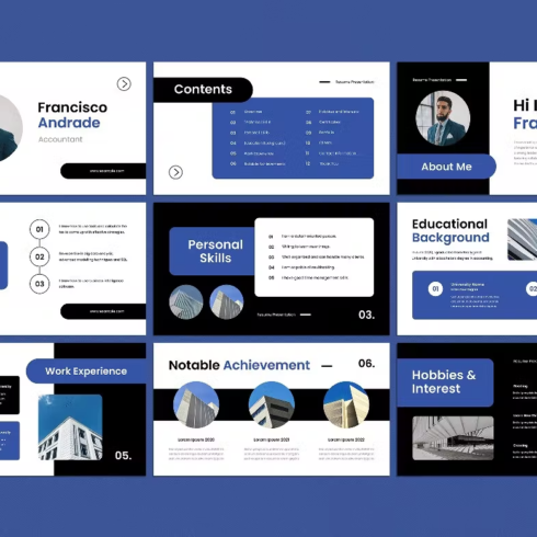 Resume Presentation Template | Master Bundles