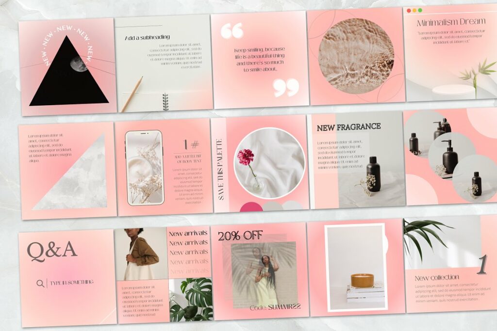 E-Commerce Instagram Templates – MasterBundles