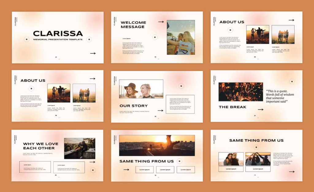 Memorial Powerpoint Template – MasterBundles