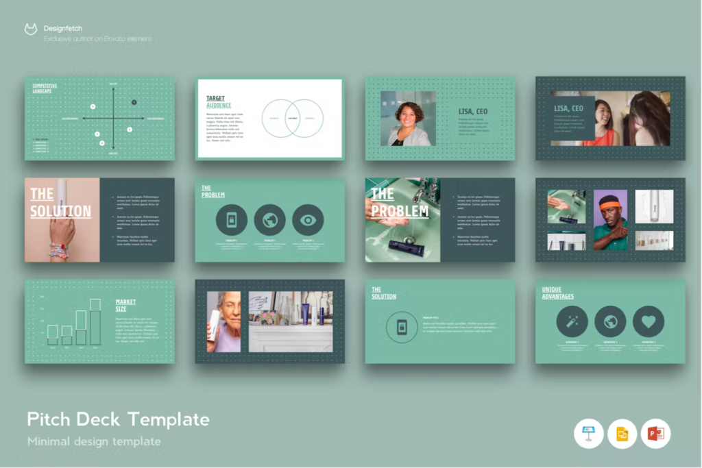 Investor Pitch Deck for Startups – MasterBundles