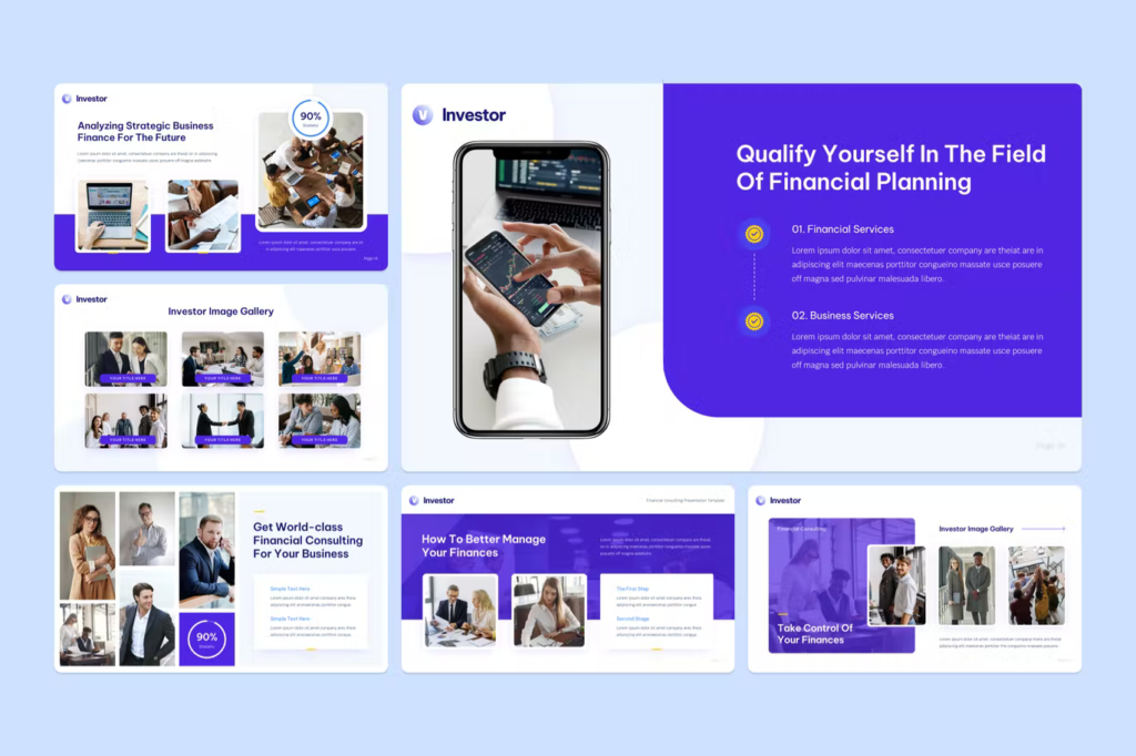 Investor - Financial Consulting PowerPoint – MasterBundles