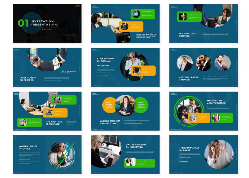 Investation Presentation Template – MasterBundles