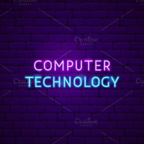 Gadgets Technology Neon Outline Vector Icons | Master Bundles