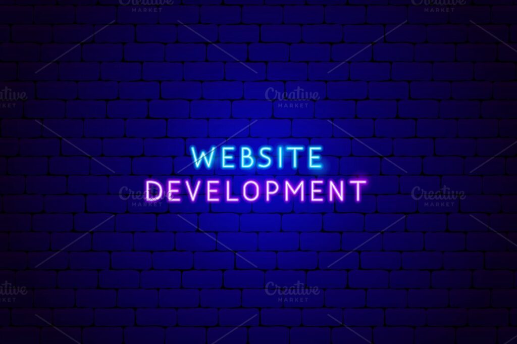 Web Development SEO Neon Icons – MasterBundles
