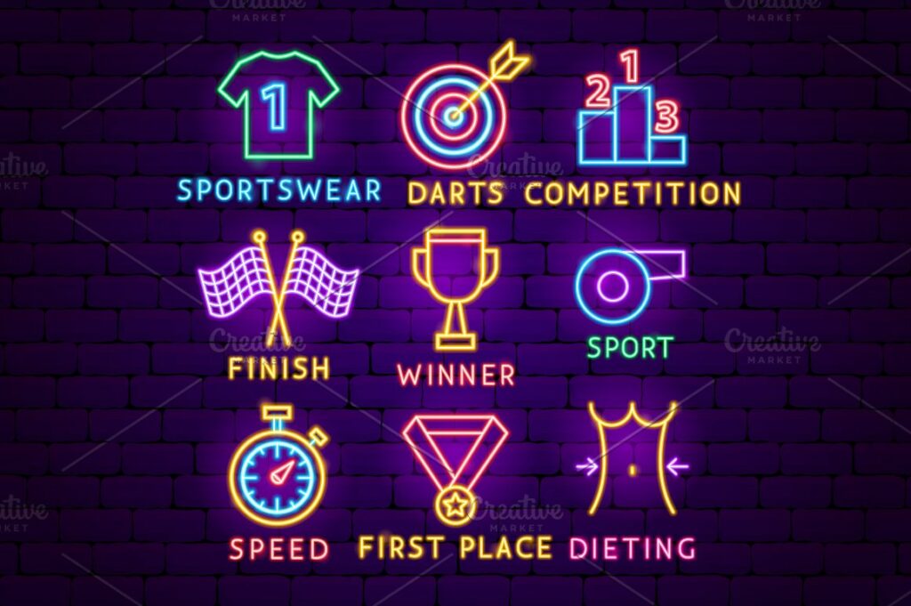 Sport Neon Icons – MasterBundles