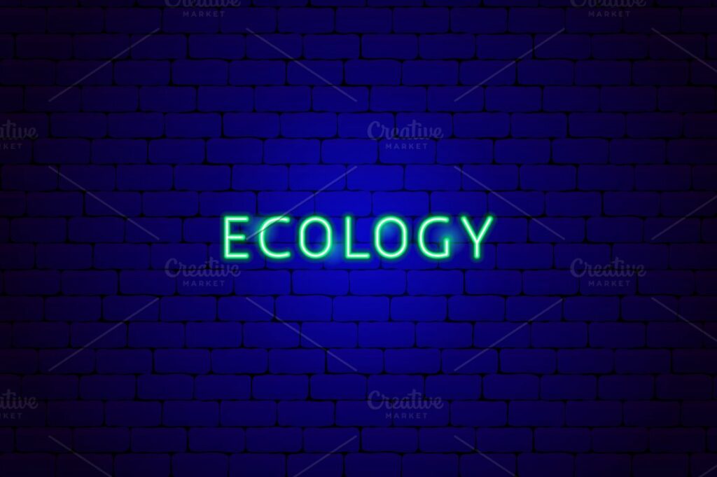 Ecology Neon Symbols – MasterBundles