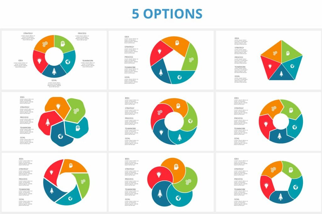 Cycle Animated Infographics – MasterBundles