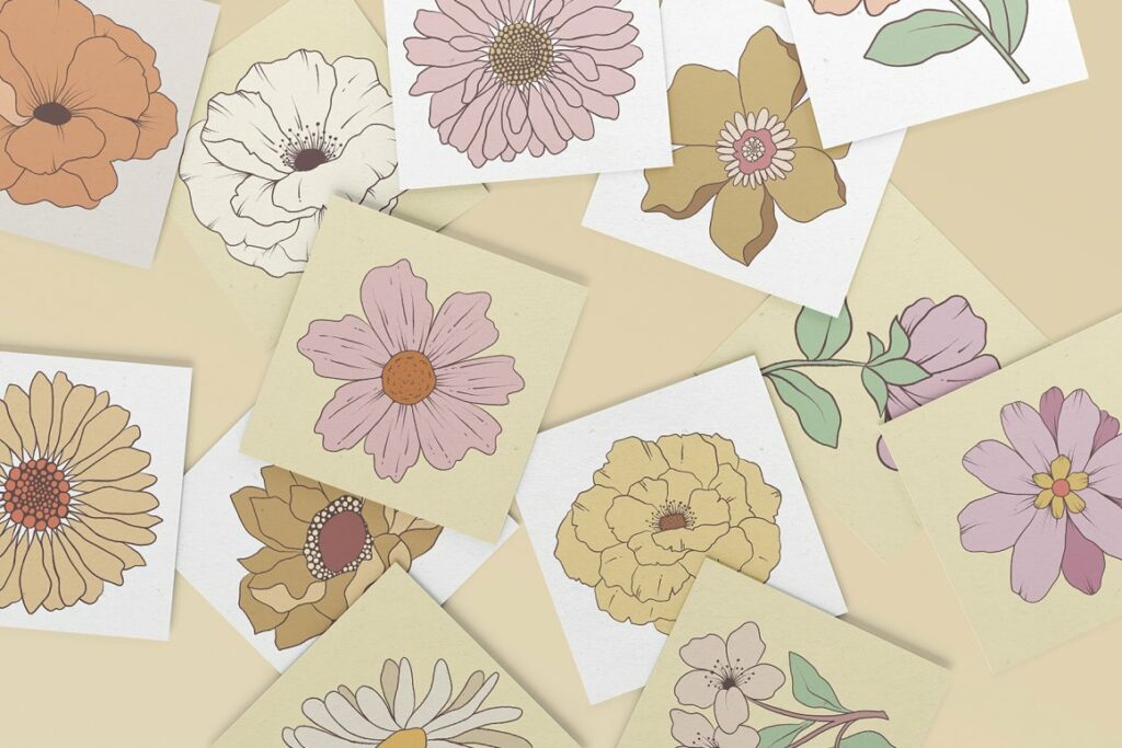 Groovy Garden - Retro Collection – MasterBundles