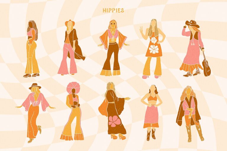 Retro Groovy Vibes Collection – MasterBundles