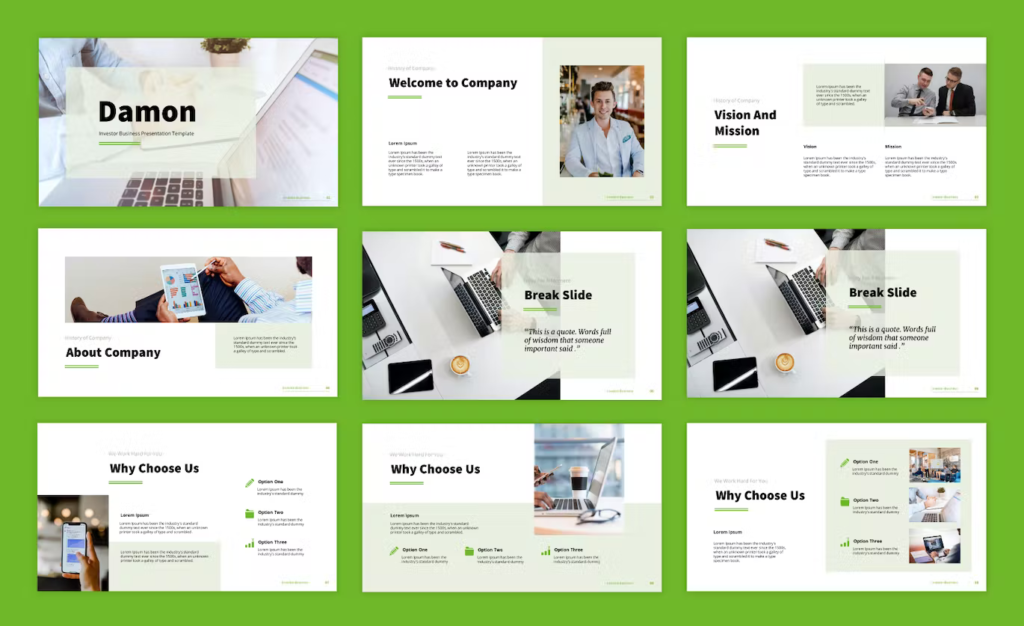 Investor Business Powerpoint Templates – MasterBundles