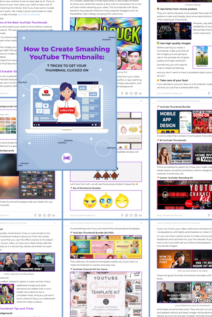 How to Create Smashing YouTube Thumbnails – Free Guide – MasterBundles