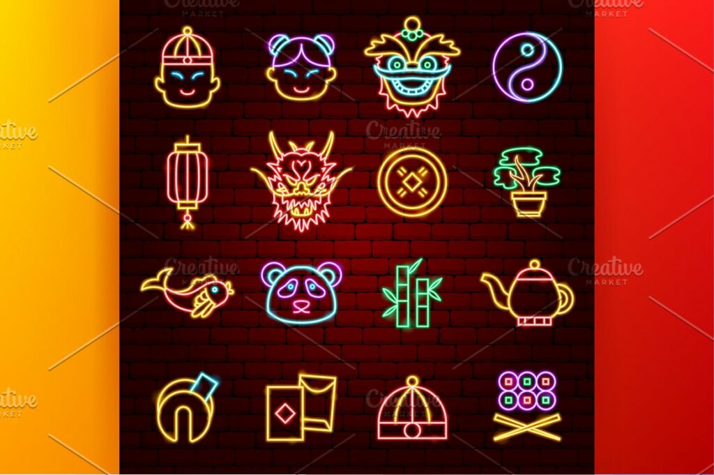 Chinese New Year Neon – MasterBundles