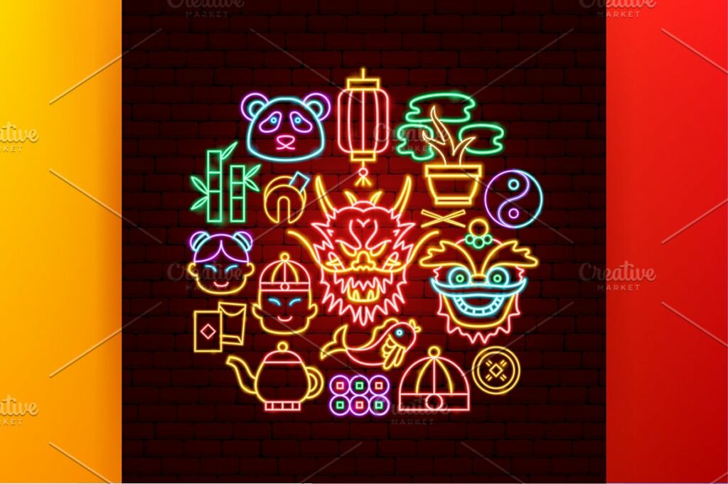 Chinese New Year Neon – MasterBundles