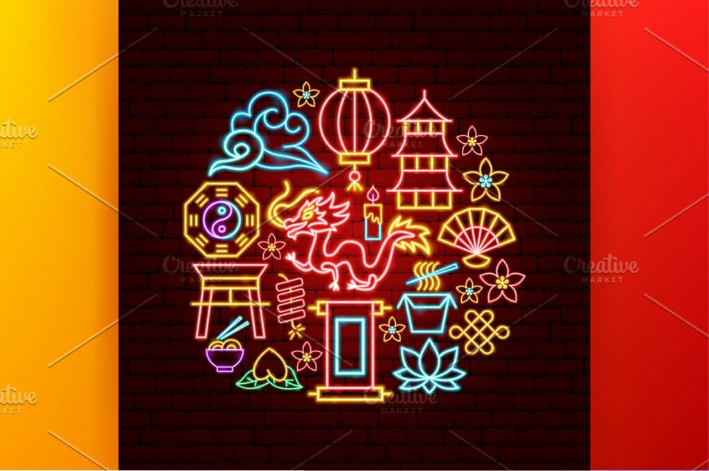 Chinese New Year Neon – MasterBundles