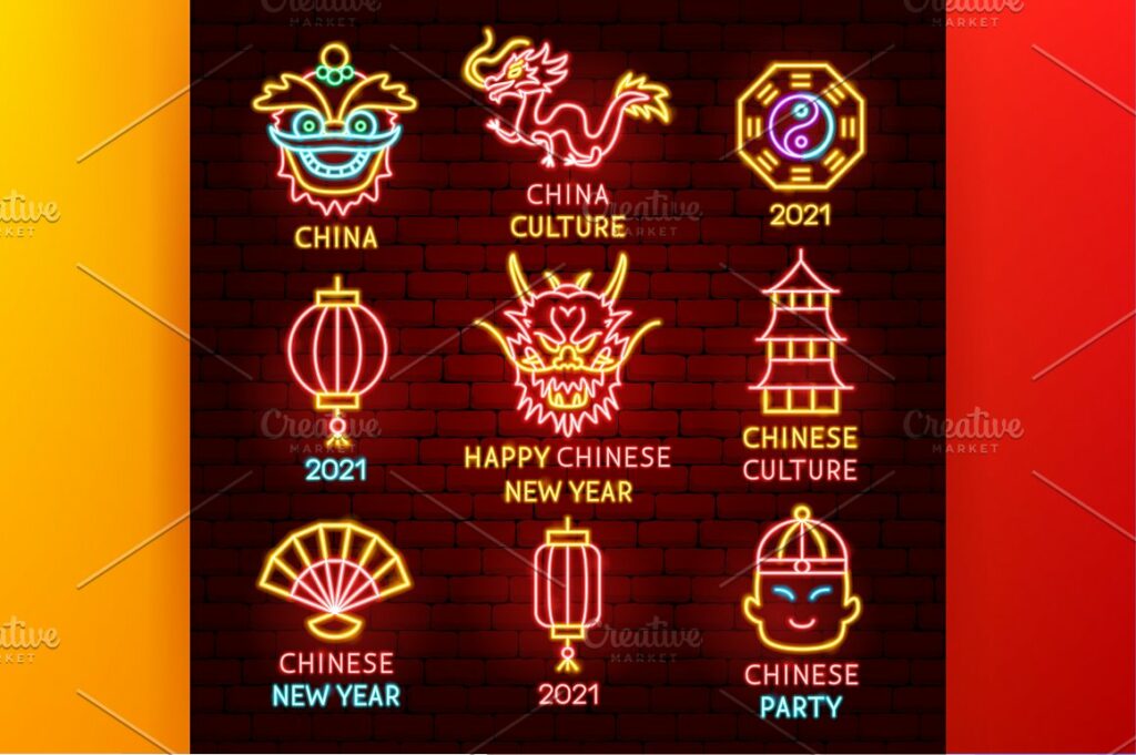 Chinese New Year Neon – MasterBundles