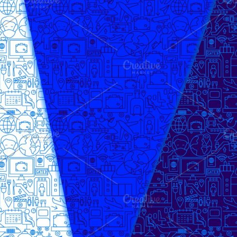 Airport Line Tile Patterns | Master Bundles