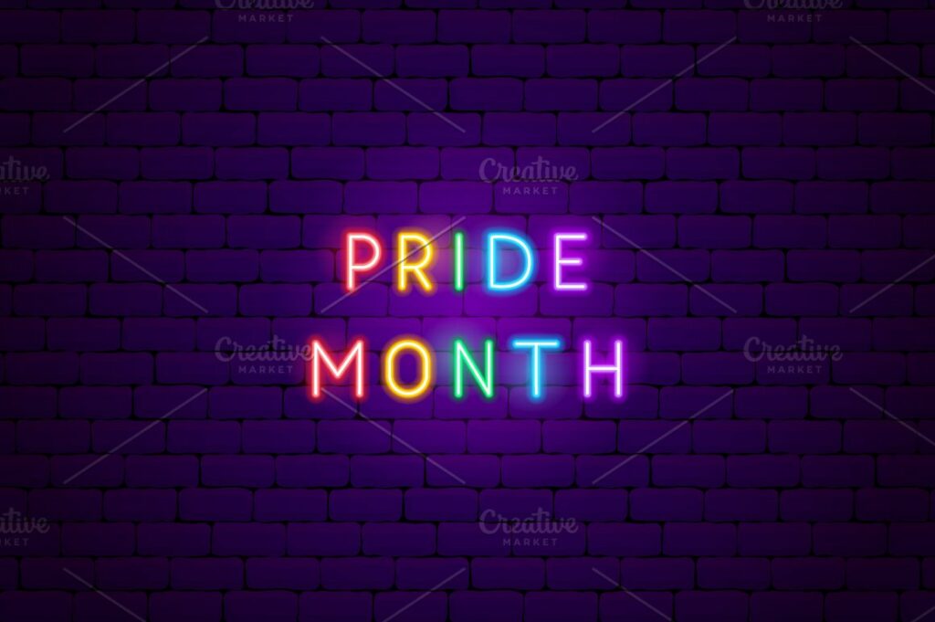 LGBT Neon Pride Month Icons – MasterBundles
