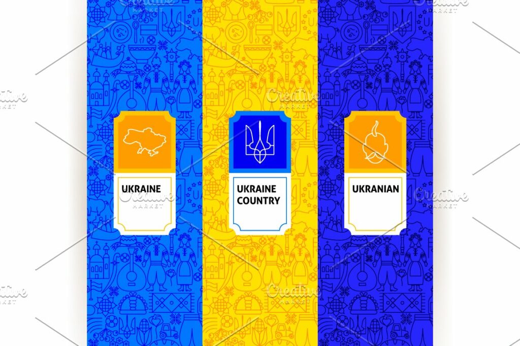 Ukraine Line Tile Patterns – MasterBundles