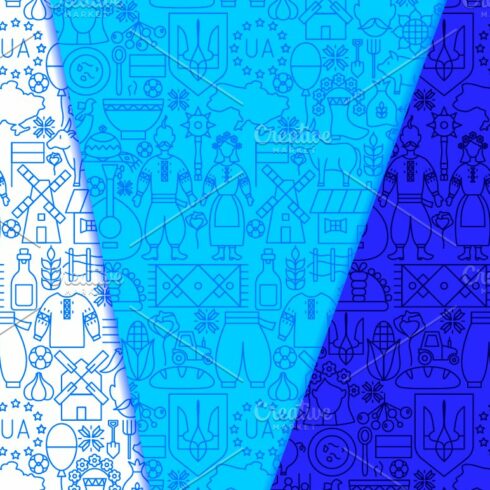 Ukraine Line Tile Patterns – MasterBundles
