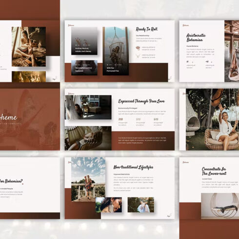 Boheme - Vintage Powerpoint Template | Master Bundles
