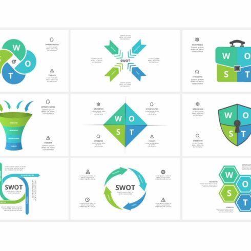 SWOT Animated Infographics | Master Bundles