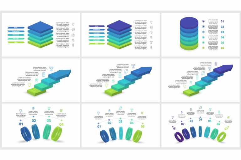 3D Animated Infographics – MasterBundles