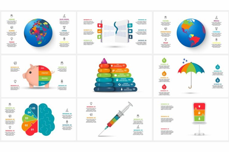 Creative Animated Infographics – MasterBundles