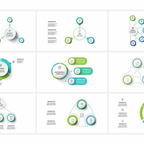 Diagrams Animated Infographics – MasterBundles