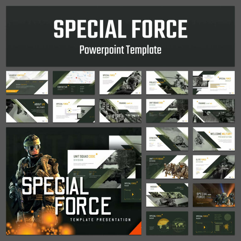 Special Force - Powerpoint Template – MasterBundles