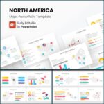 North America Maps PowerPoint Template – MasterBundles