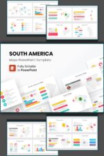South America Maps PowerPoint Template – MasterBundles