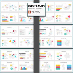 Europe Maps PowerPoint Template – MasterBundles