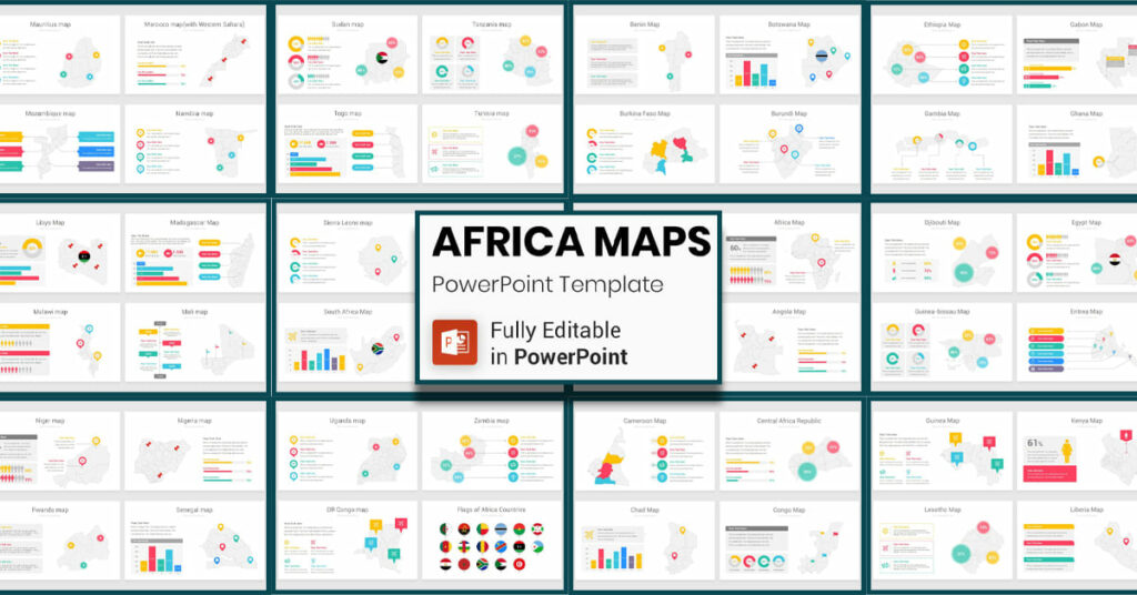 Africa Maps PowerPoint Template – MasterBundles