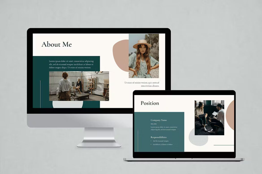 CV PowerPoint Presentation Template – MasterBundles