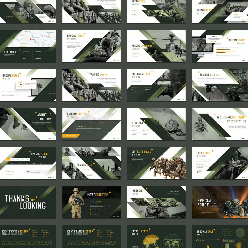 Special Force - Powerpoint Template – MasterBundles