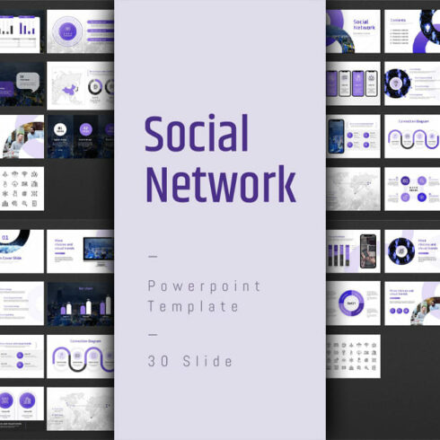 Social Network PPT Template | Master Bundles