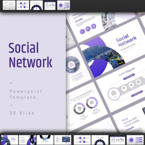 Social Network PPT Template | Master Bundles
