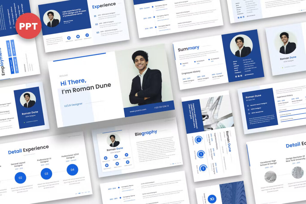 Yourcv - Personal Resume PowerPoint Templates – MasterBundles
