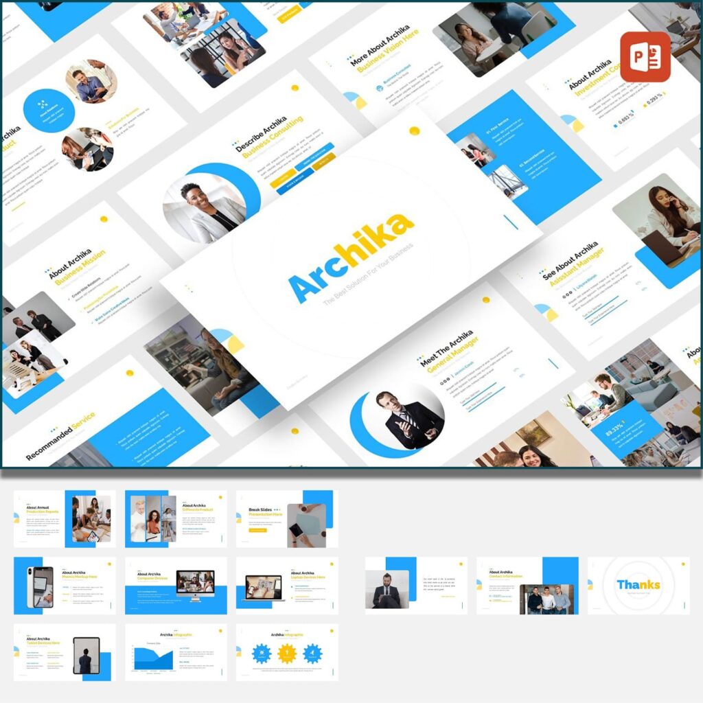 Archika Business Presentation – MasterBundles